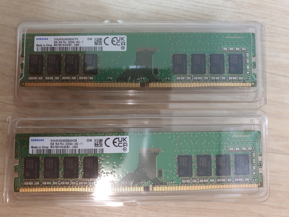 컴퓨터용 삼성 램 DDR4 3200 16G(8G x 2개) | 성덕동 | 디지털기기 | 당근 중고거래