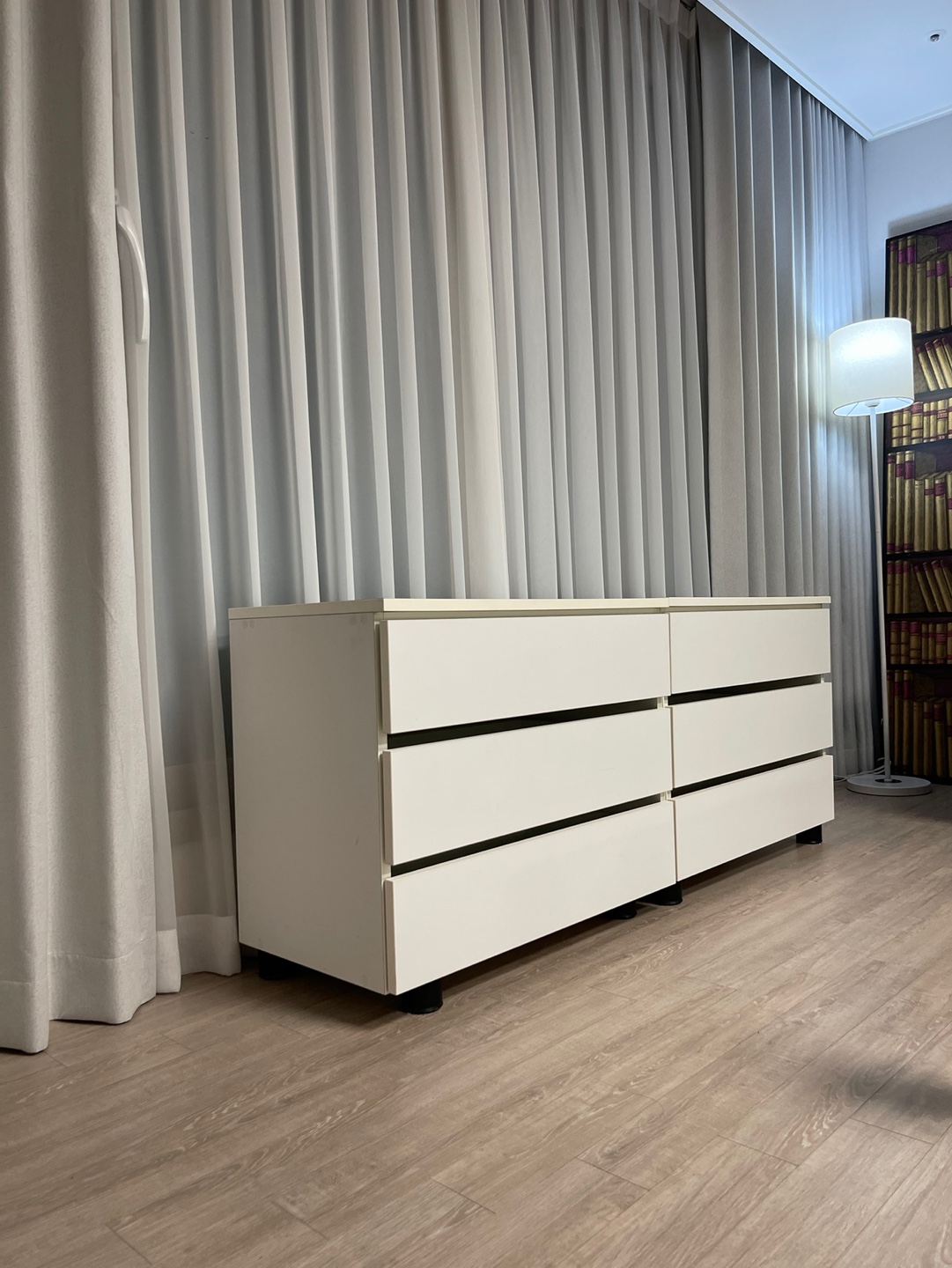 화이트 3단 서랍장 드레스룸 거실장 | 당근 중고거래