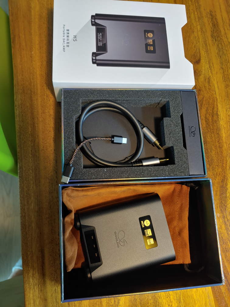 샨링 H5 휴대용 엠프 dac | 당근 중고거래
