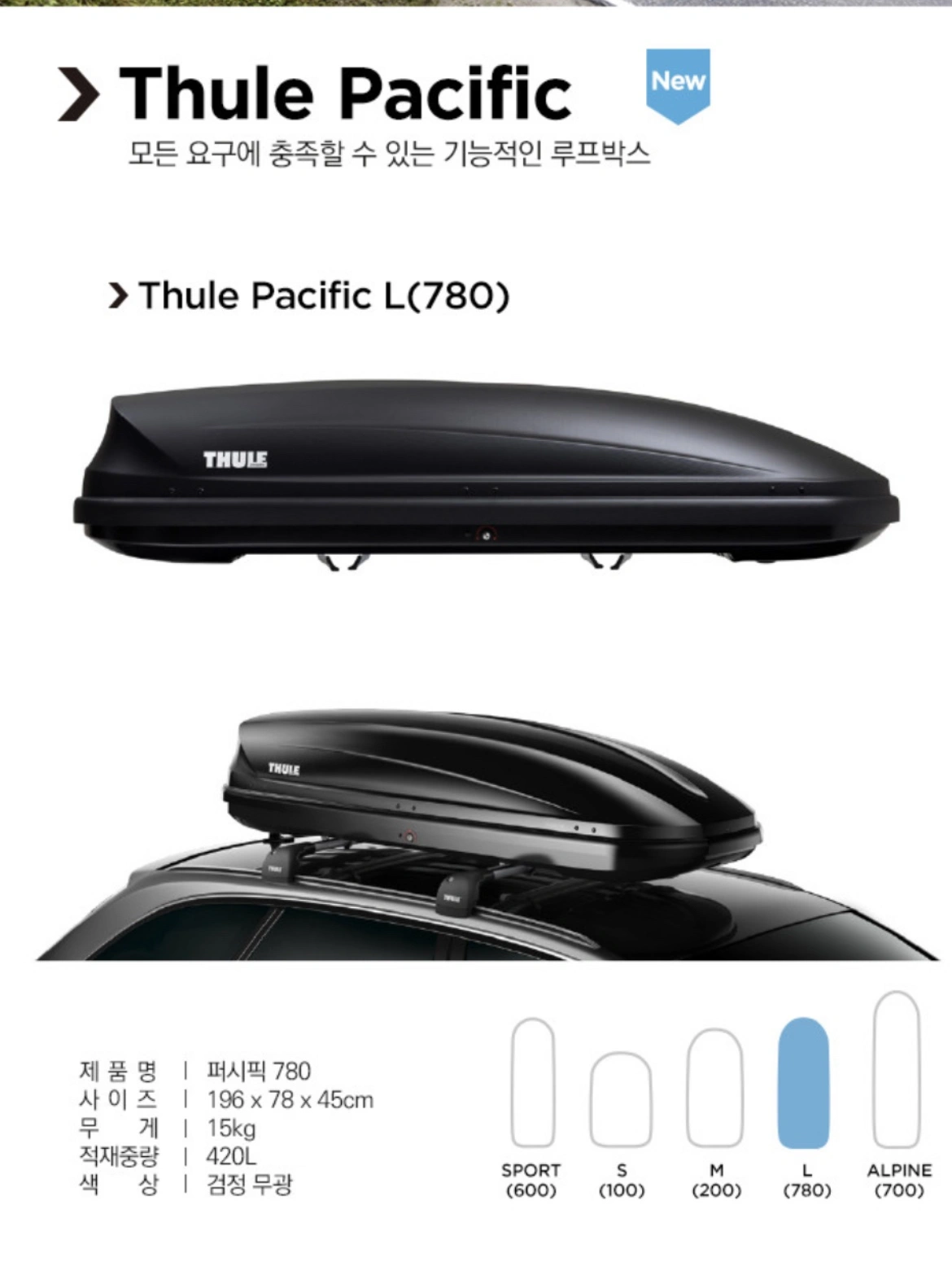 툴레 루프박스 L780 | 당근 중고거래