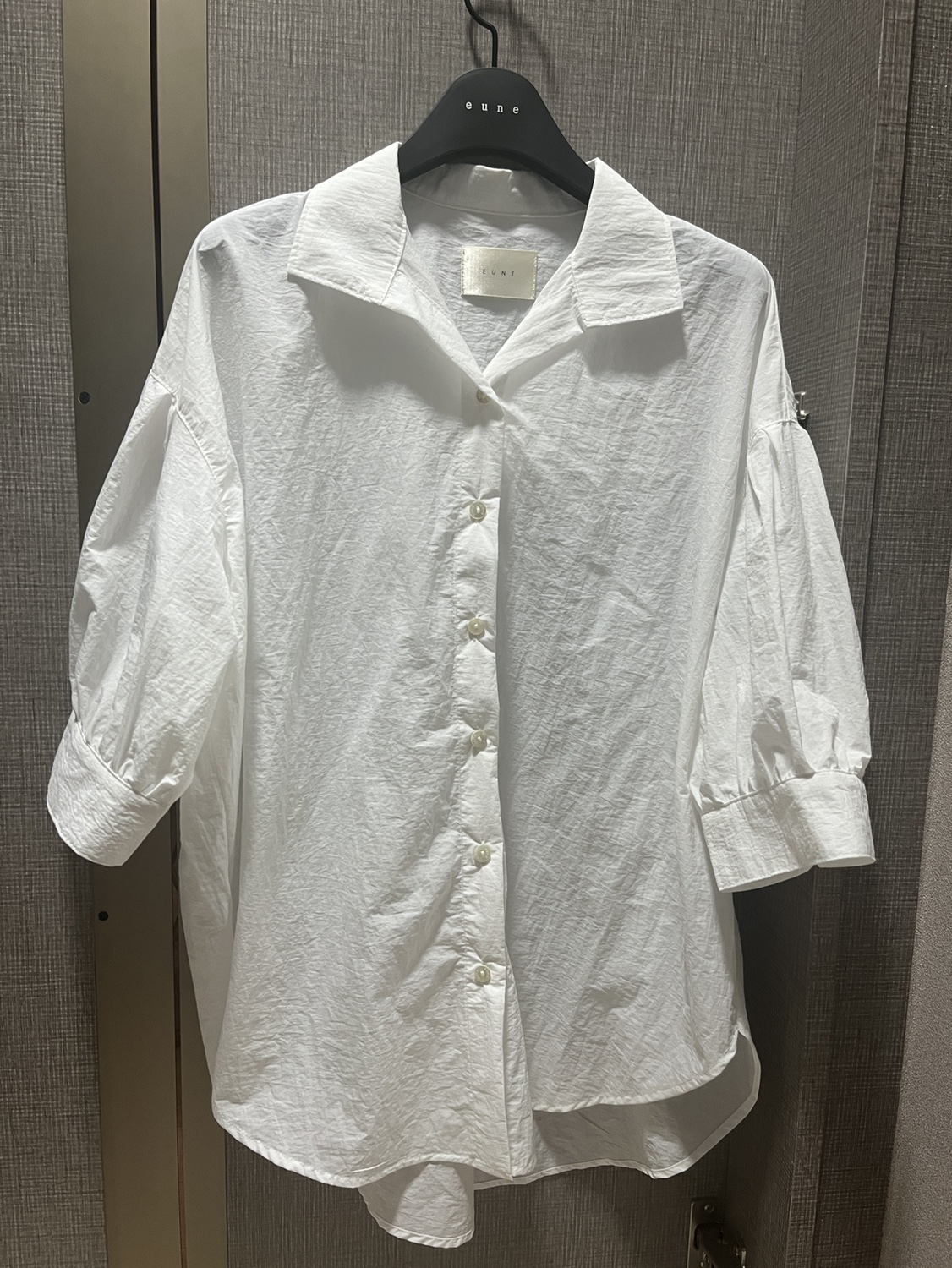 eune 으네 모던 오드리셔츠 / 더블유컨셉 구매 | 여성의류 | 당근 중고거래
