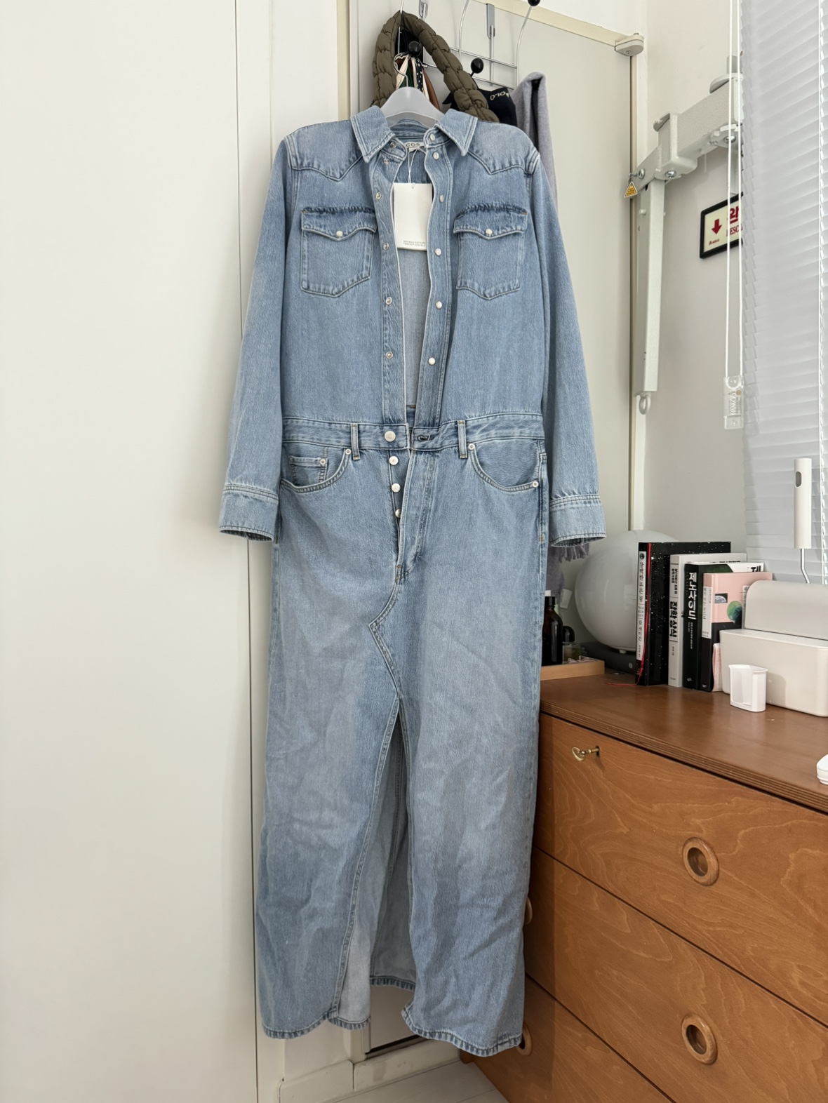 (새상품)COS 데님 원피스 | 여성의류 | 당근 중고거래